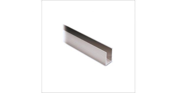 Profil U aluminiu 30x20x2 mm, 6 ml